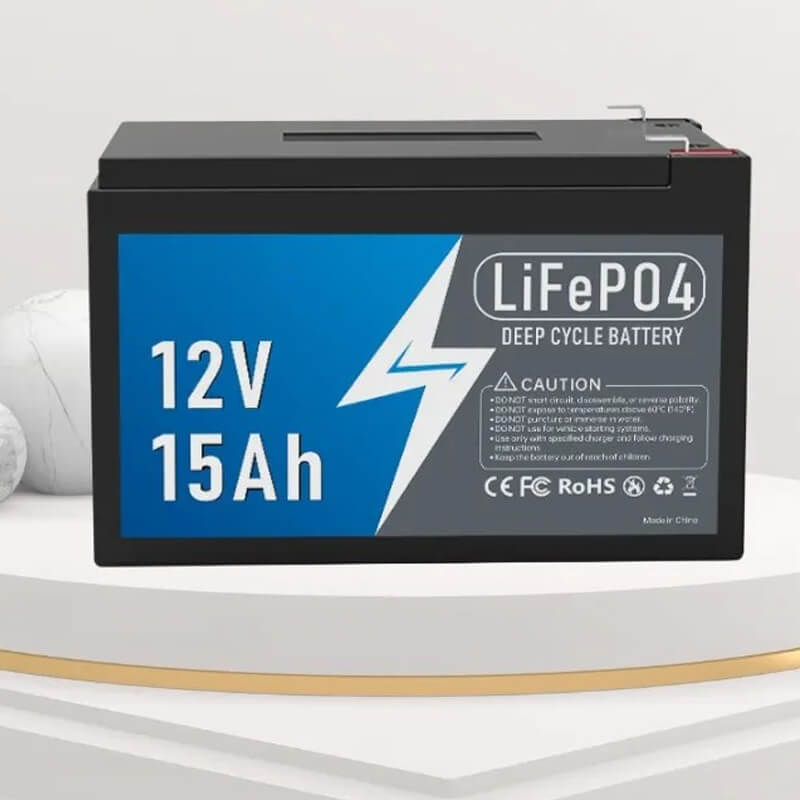 Lithium Ion Battery Pack 12V 15Ah Deep Cycle Lifepo4 Battery ...